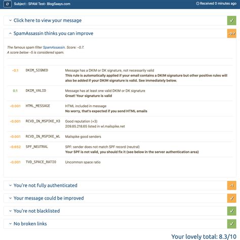 Why Your Sent Emails Going In SPAM Know It Using SPAM Score Checker