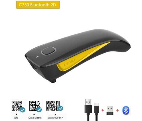 Сканер штрихкодов Netum C750 Bluetooth беспроводный цена 1400 грн