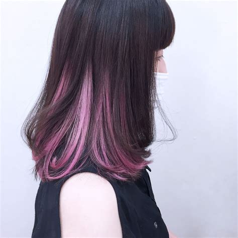 レッド インナーカラー 外国人風 色気×電髪倶楽部street ×yso×215876 Hair ヘアスタイリング 髪 色 ヘアスタイル