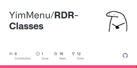 github yimmenu rdr classes