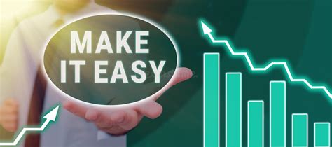 Conceptual Caption Make It Easy Business Idea Smart Approach