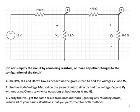 Solved Use KVL KCL And Ohm S Law As Needed On The Given Chegg