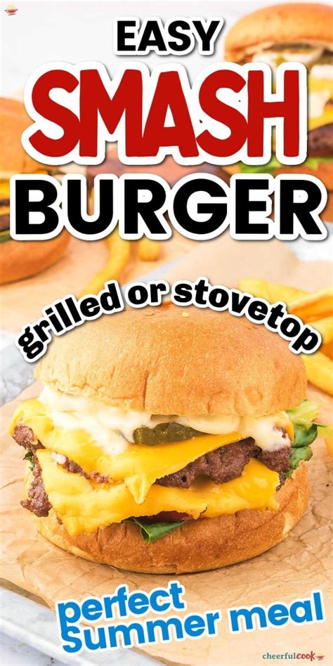 How To Make Perfect Smash Burger At Home