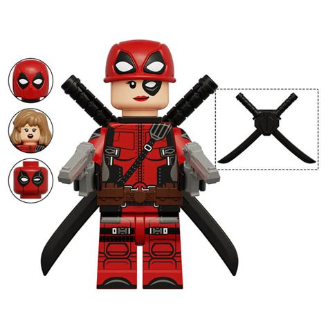 Kt568 Minifigures Deadpool And Wolverine Marvel Minfigs Koruit Superhero Compatible Lego