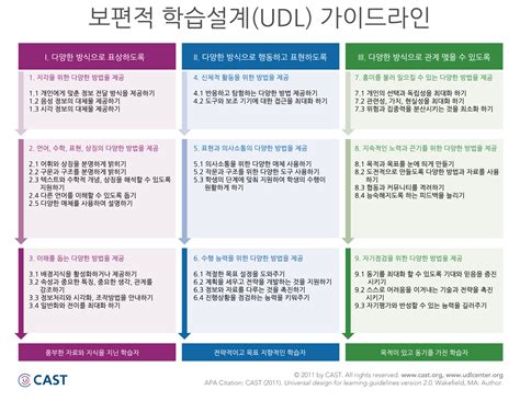 Guidelines Udl For Teachers