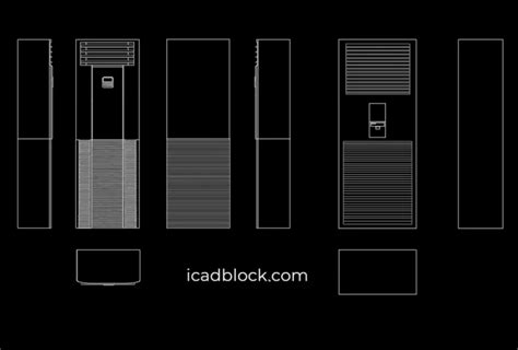 Air Conditioner Cad Block Collection Download Icadblock