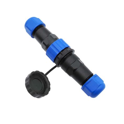 Tp Sp20 S4p — Conectores Extension Recto Par 4pin Impermeables Ip68 25a 250vca Diametro De