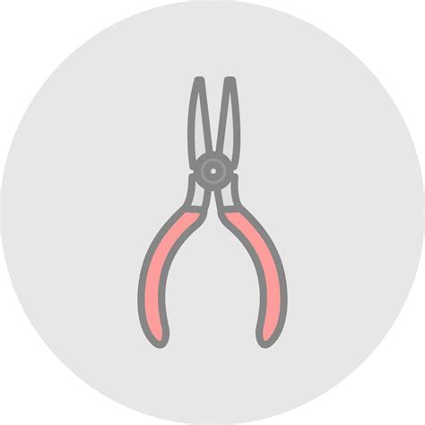 Needle Nose Pliers Vector Icon Design 26001595 Vector Art At Vecteezy