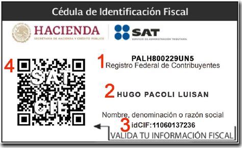 Cédula de Identificación Fiscal CIF Qué es y como sacarla ALU