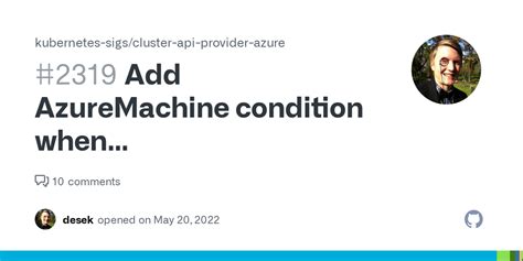 Add Azuremachine Condition When Userassignedidentity Is Missing From