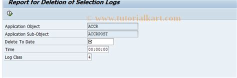 Accr06 Sap Tcode Delete Accrualsdeferrals Log