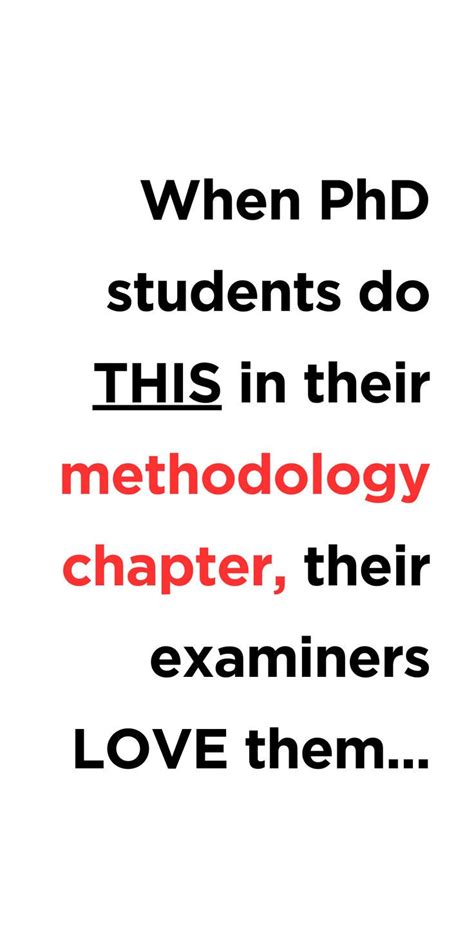 Phd Hacks Methodology Chapter Must Do In 2025 Academic Essay Writing