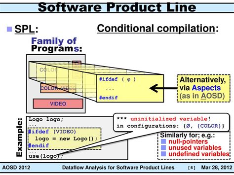 Ppt Intraprocedural Dataflow Analysis For Software Product Lines