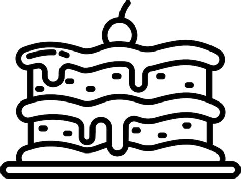 Premium Vector Lasagna Pasta Outline Vector Illustration