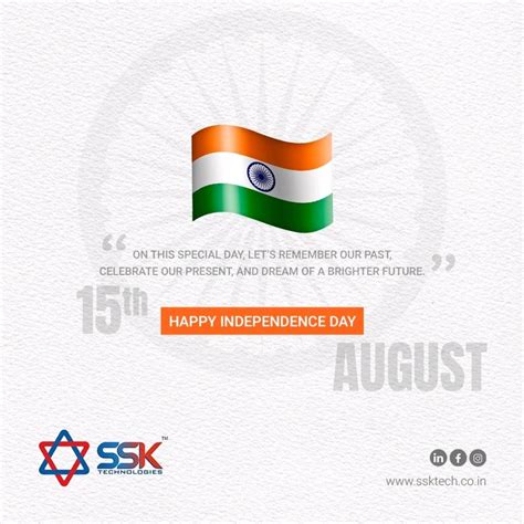 Ssk Technologies On Linkedin Ssktechnologies Independenceday India