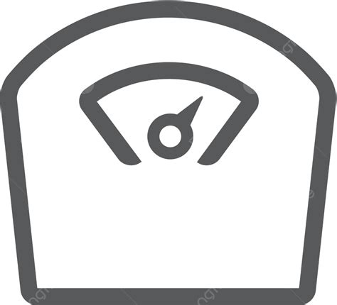 Bw Icons Bathroom Scale Obesity Measurement Design Vector Obesity