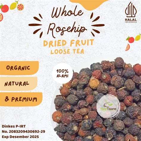 Raw Tisane Premium Whole Dried Rosehipdried Rose Hips High Quality