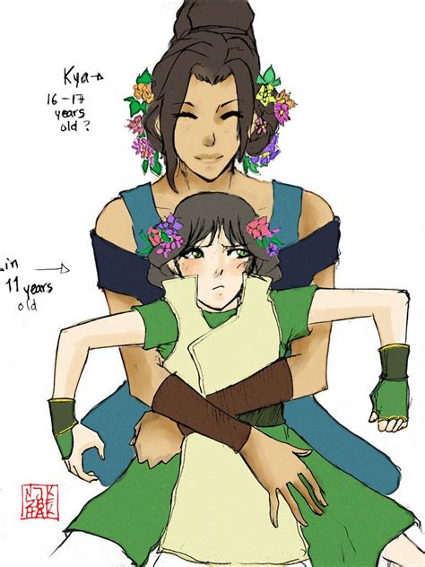 Kya And Lin Avatar Airbender Korra Avatar Lin Beifong