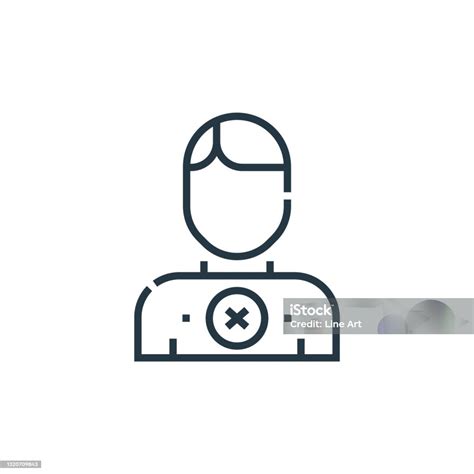 투표 선거 개념에서 지지자 아이콘 벡터 지지식 편집 가능한 스트로크의 얇은 선 그림입니다 웹 및 모바일 앱 로고 인쇄 미디어에