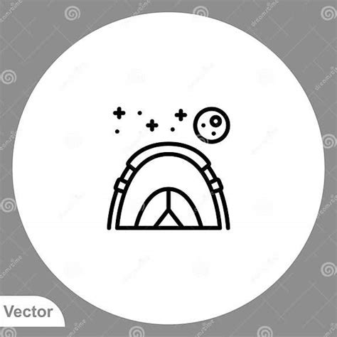 露营帐篷矢量图图标符号 向量例证 插画 包括有 冒险家 其它 健康 野营 旅途 查出 地点 190778857