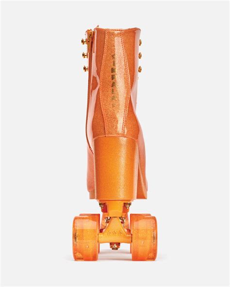 Impala Marawa High Heel Skate Marawa Sparkle Orange Impala Skate