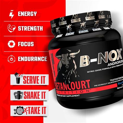 Betancourt Nutrition B Nox Andorush Pre Workout Blue Raspberry 22 3