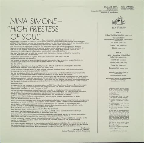 Nina Simone Silk Soul Vinyl Pussycat Records