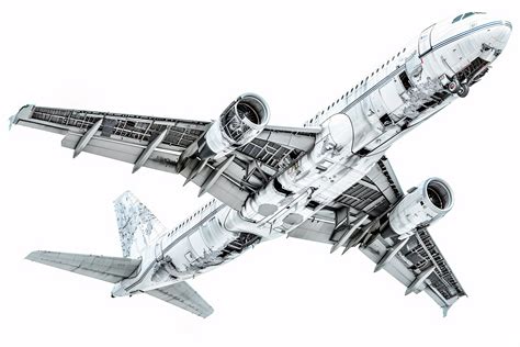 3d Isolated Crashed Plane Graphic By Forhadx5 · Creative Fabrica