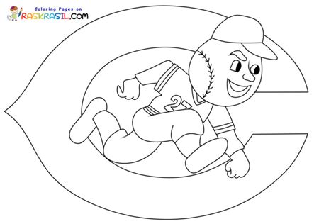 Cincinnati Reds Coloring Pages