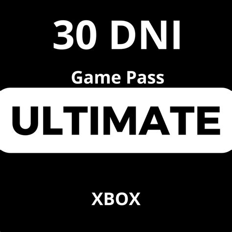 Xbox Game Pass Ultimate 30dni Starenowe Konta Vpn Automat