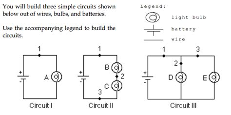 Solved You Will Build Three Simple Circuits Shown Below Out
