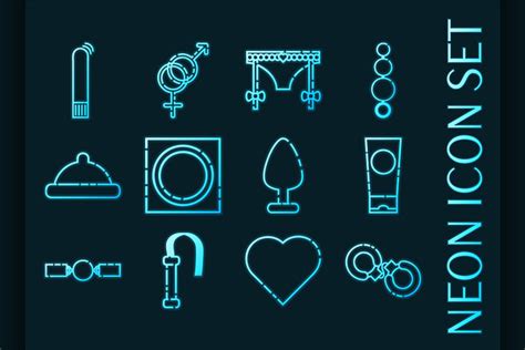 Sex Shop Vector Flyer Template Set Pre Designed Photoshop Graphics