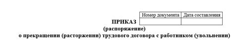 Приказ об увольнении по истечении срока трудового договора образец Современный предприниматель