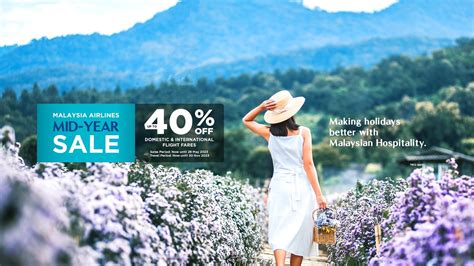【malaysia Airlines】年中大促销！国内航班rm99起！国际航班高达40 Off！额外送50 Enrich积分