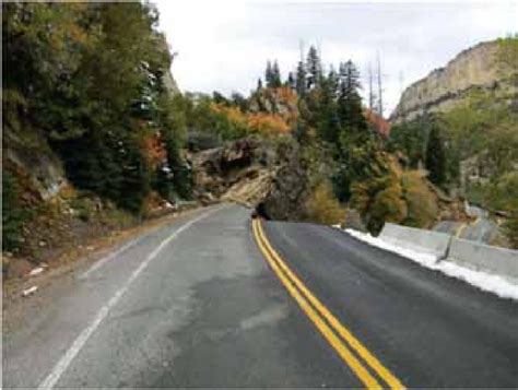 Aftermath Of Landslide On Sr 14 Udot 2012 Download Scientific Diagram