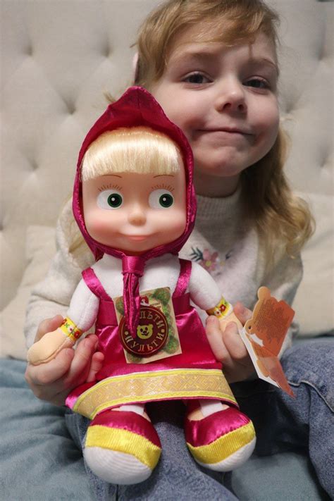 Кукла Маша, музыкальная игрушка Маша и медведь 30 см - купить с ...