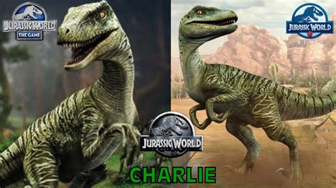 Charlie Jurassic World The Game And Jurassic World Alive Youtube
