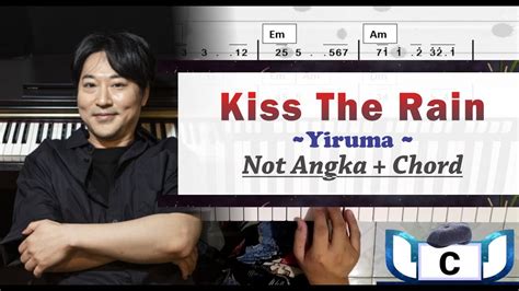 Kiss The Rain Yiruma Keyboard Tutorial Cover In C Not Angka