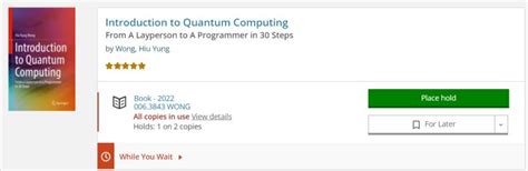 Hiu Yung Hugh Wong On Linkedin Free Quantumcomputing