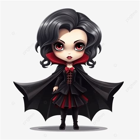 Cute Halloween Costume Vampire Female Cartoon Character Cartoon Girl
