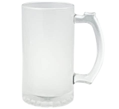 Frosted Beer Glass Sublimation Ready Unique And Vibrant