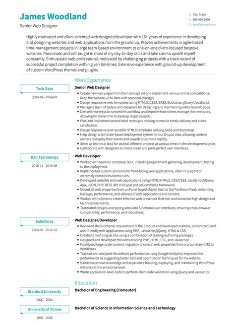 5 Business Resume Templates And Samples