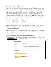 Module 6 Assignment 01 Instructions Pdf Module 6 Assignment 01
