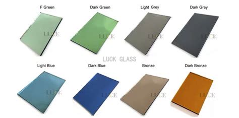 Cristal De Color Bronce Azul Ford Lake Verde Frances Gris Euro Oscuro