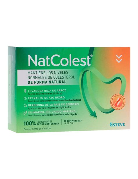 Natcolest 30 Comprimidos Para Mantener El Nivel De Colesterol
