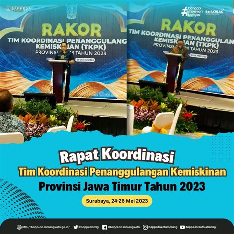 Rapat Koordinasi Tim Koordinasi Penanggulangan Kemiskinan Provinsi Jawa