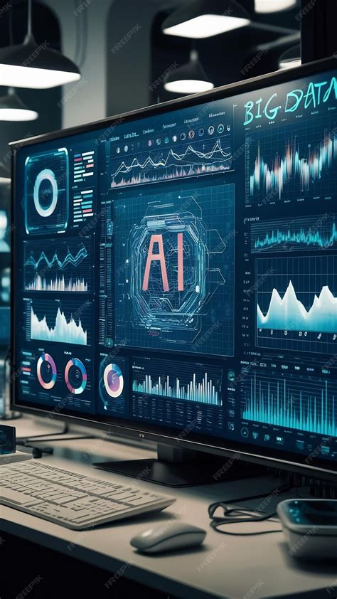 Big Data Analysed With Ai Technology For Business Analytics Premium