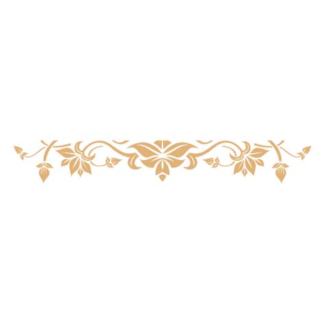 Purple Decorative Floral Divider Png And Svg Design For T Shirts