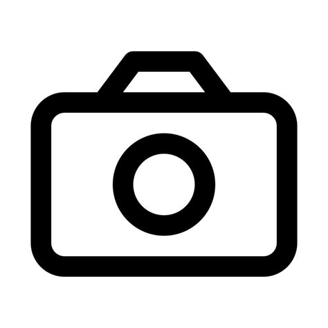 Camera Of User Interface Outline Icon Set Vector Art At Vecteezy