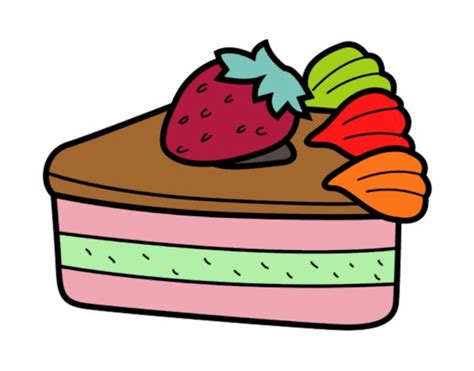 Dibujo De Tarta De Fresas Pintado Por En El Día 01 09 24 A